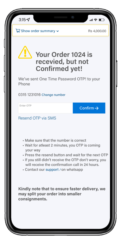 Branded SMS Pakistan - Masking SMS - Ecommerce Order Verification SMS ...