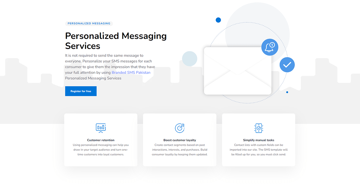 Personalized Messaging Services - Branded SMS Pakistan