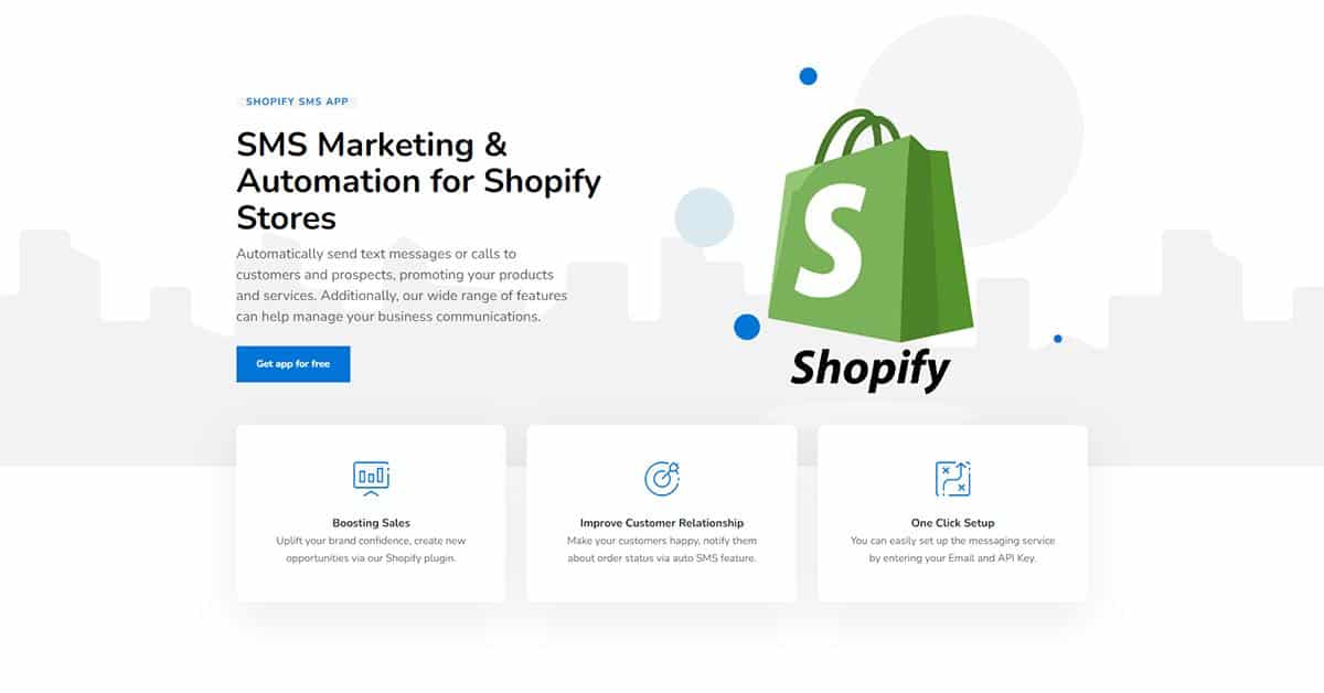 Shopify SMS Application - Branded SMS Pakistan